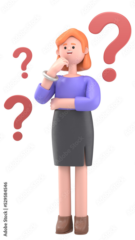 Transparent Backgrounds Mock-up. Format 16:9.3D illustration of smiling ...