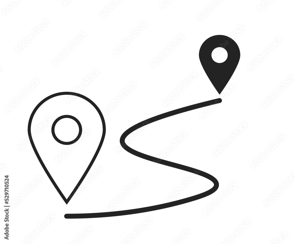 geolocation gps tag icons set, mark location, location pin icon ...