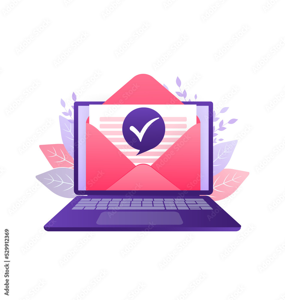 Business illustration. Text message. Corporate document. Business ...