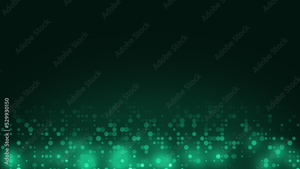Abstract dot green pattern gradient texture technology background ...