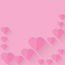 Pink Heart Template Free Stock Photo - Public Domain Pictures