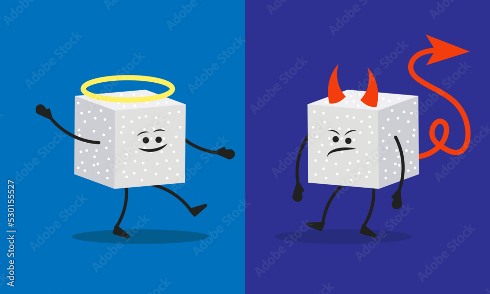 Bad and good sugar and comparison of the usefulness of cartoon sugar in ...