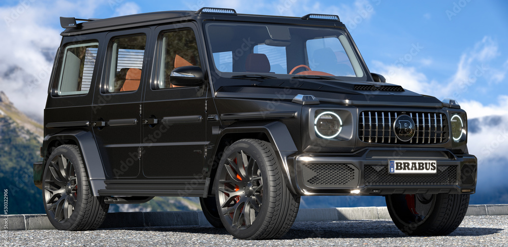 Mercedes-Benz AMG G63 BRABUS 700 Stock Photo | Adobe Stock