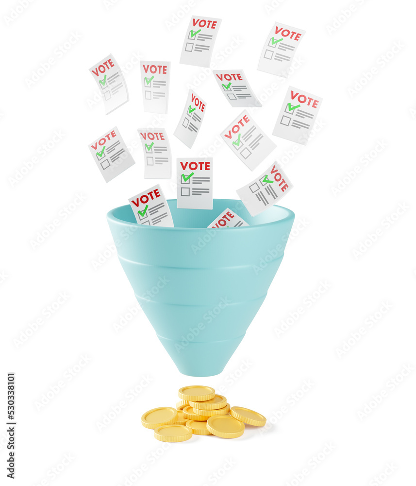 Many votes bring money. Vote leaves fall into the sales funnel and we ...