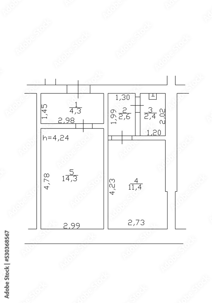 2d floor plan illustration. 3d Floor plan. Floorplans. Home floor plan ...