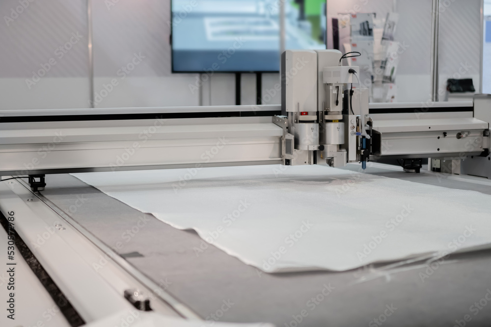 Digital cutting and creasing plotter - cnc flatbed cutter at factory ...