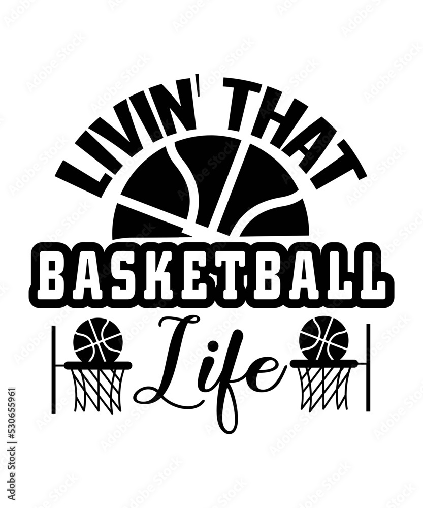 Vector de Stock Basketball SVG Bundle, Vector Printable Clipart Cut ...