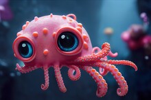 Pink Octopus Clipart Free Stock Photo - Public Domain Pictures
