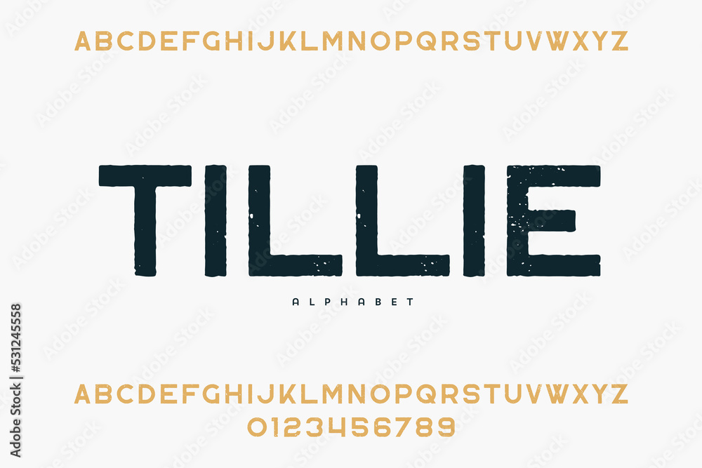 Abstract Fashion font alphabet. Minimal modern urban fonts for logo ...