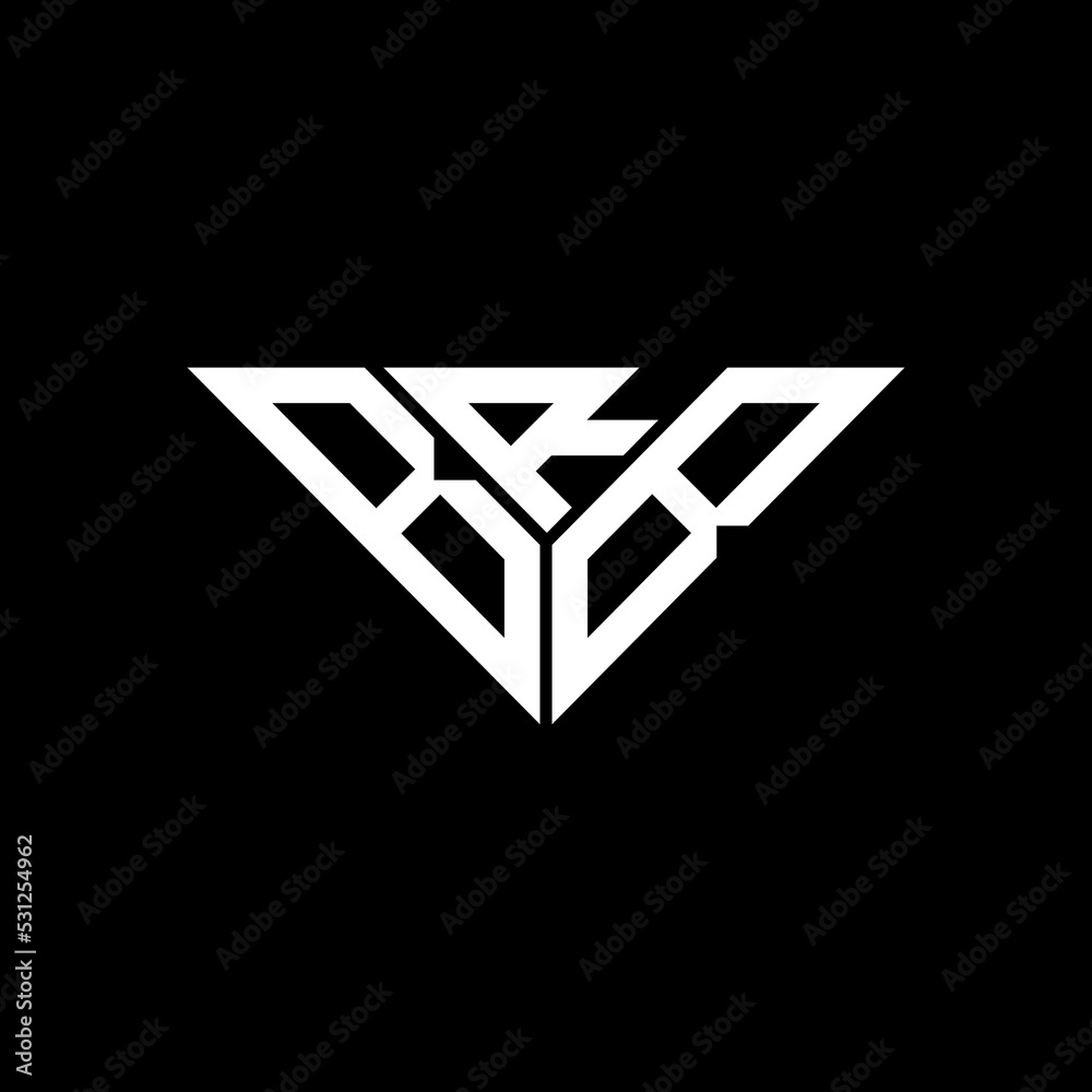 BRB letter logo creative design with vector graphic, BRB simple and ...
