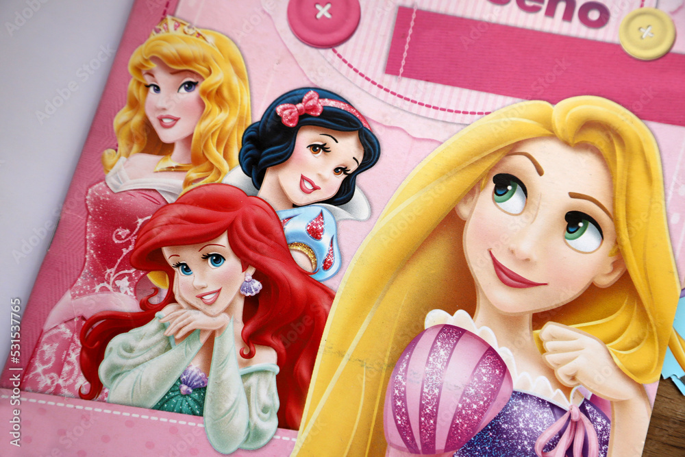 Foto de Stock Disney princesses. Aurora from Cinderella, Snow White ...