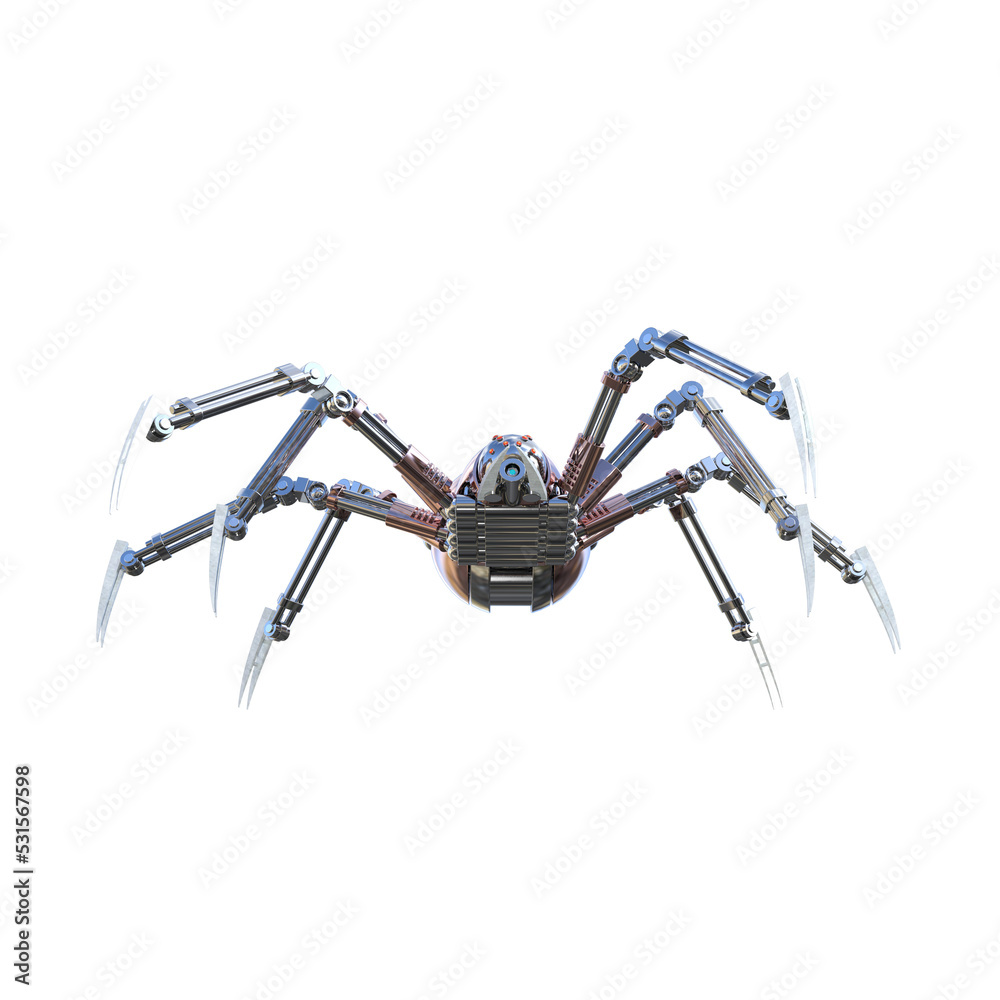 Mechanical Spider Artificial Intelligence. High resolution image ...