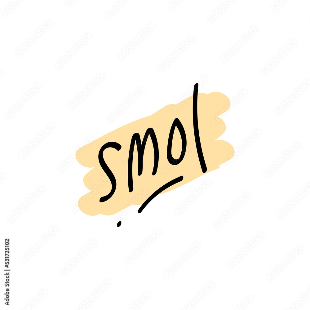 Smol Gen Z Sticker in EPS Vector Stock Vector | Adobe Stock