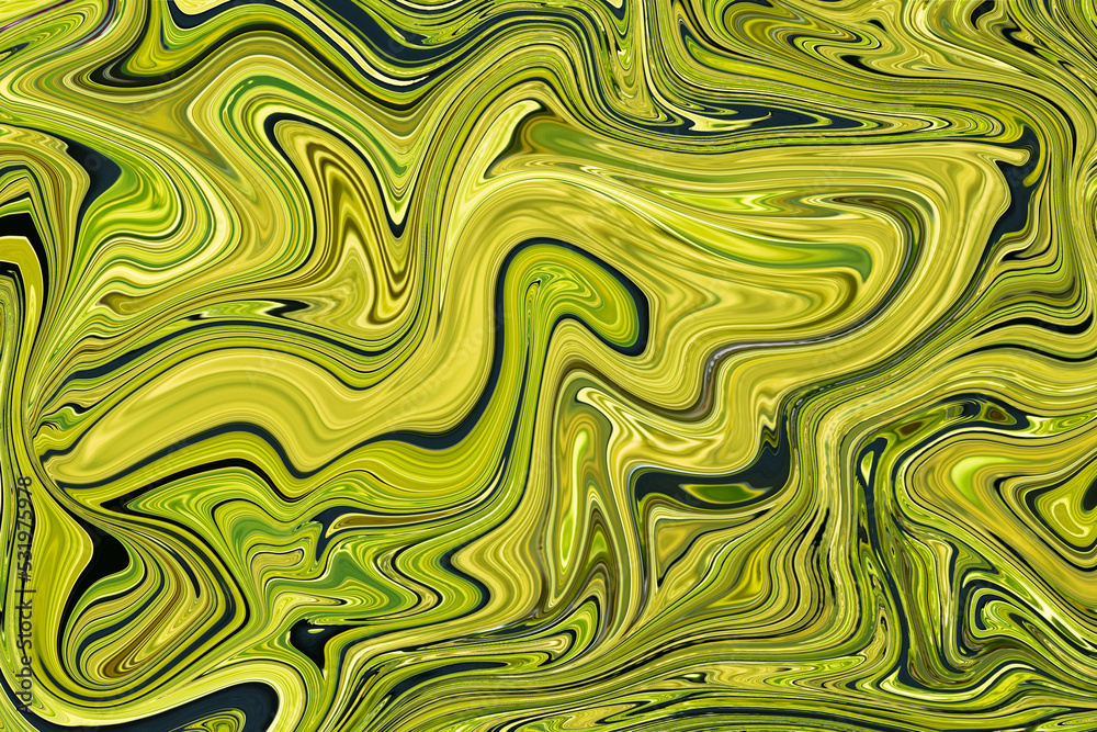 Aqueous abstract texture with swirls and watery shapes. Fluid art ...