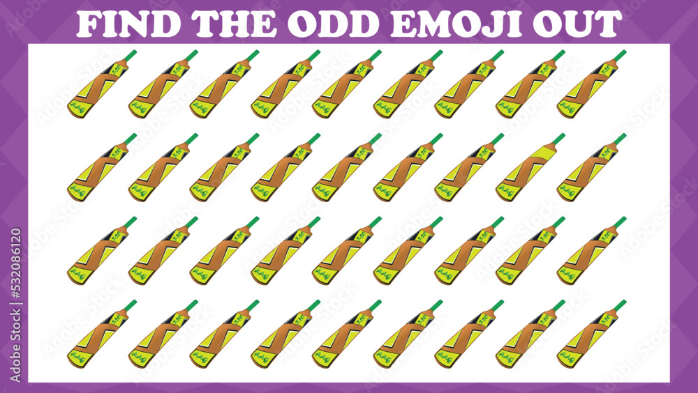 Find The Odd Emoji Out 8 Visual Logic Puzzle Game Activity Game For