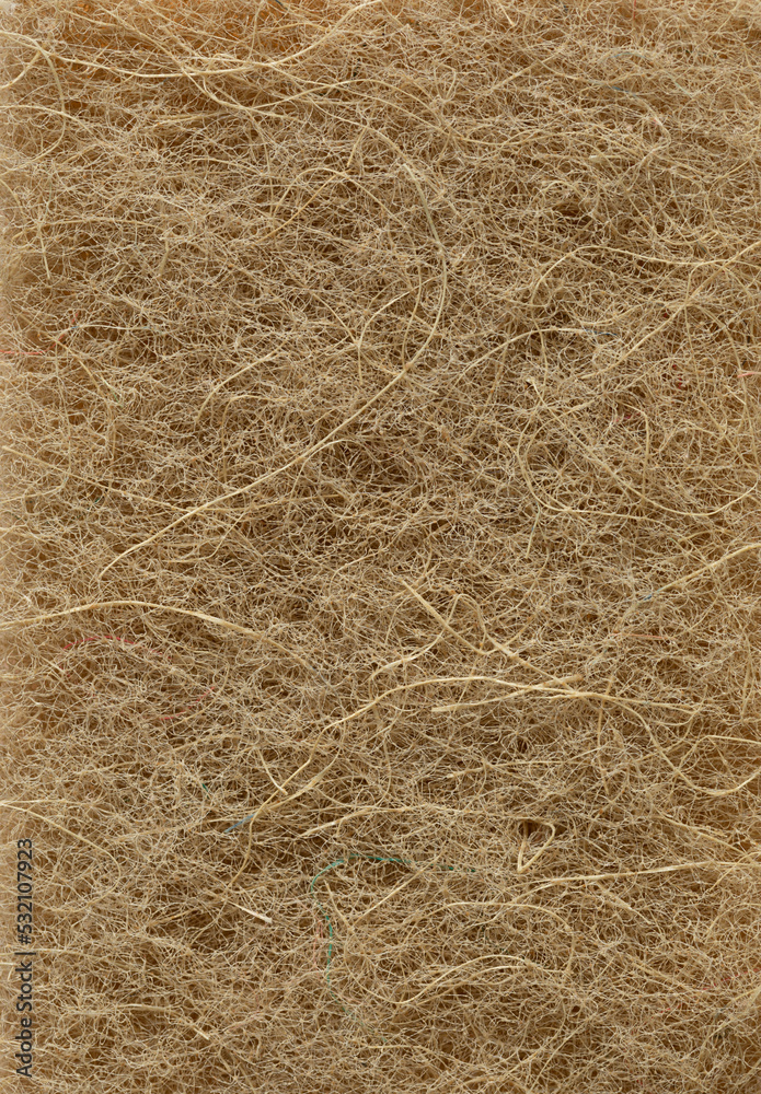 Beige coconut fiber texture. Rough surface texture. Fibrous texture ...