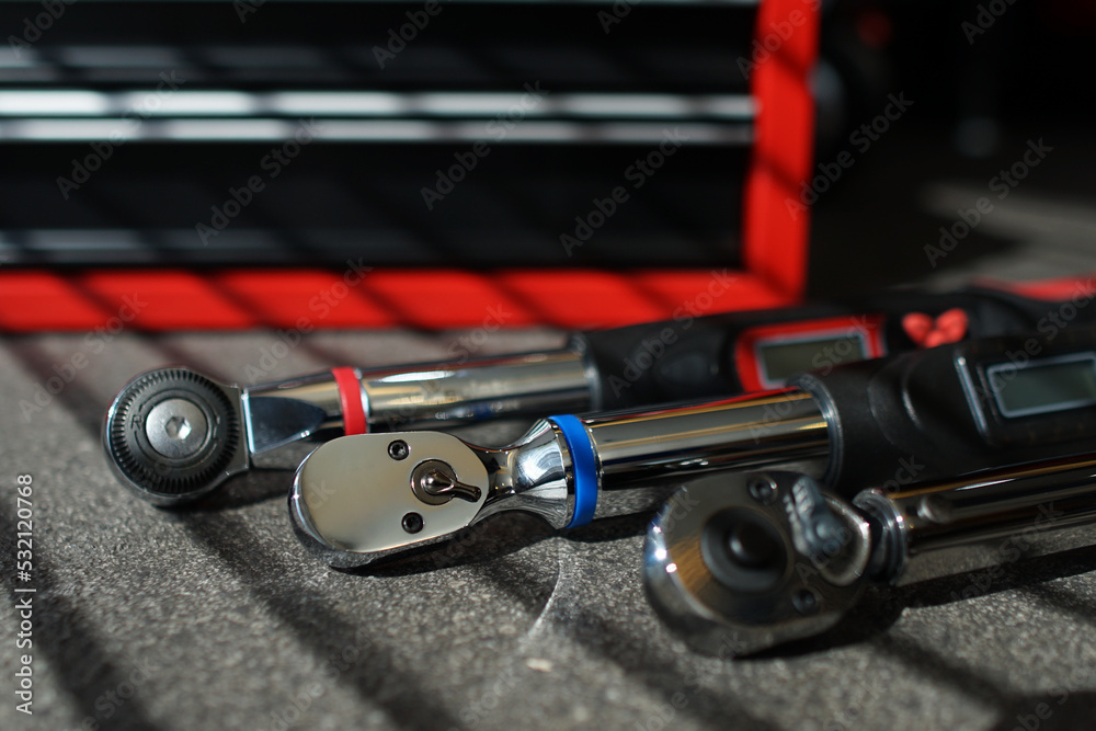 Photo Stock Tree Digital Torque wrenches and Click Type Torque Wrench ...