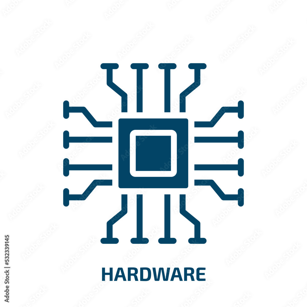hardware icon from programming collection. Filled hardware, repair ...