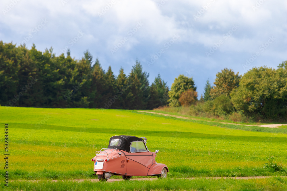 1960 Messerschmitt KR200 Kabrio german oldtimer vintage three-wheeled ...