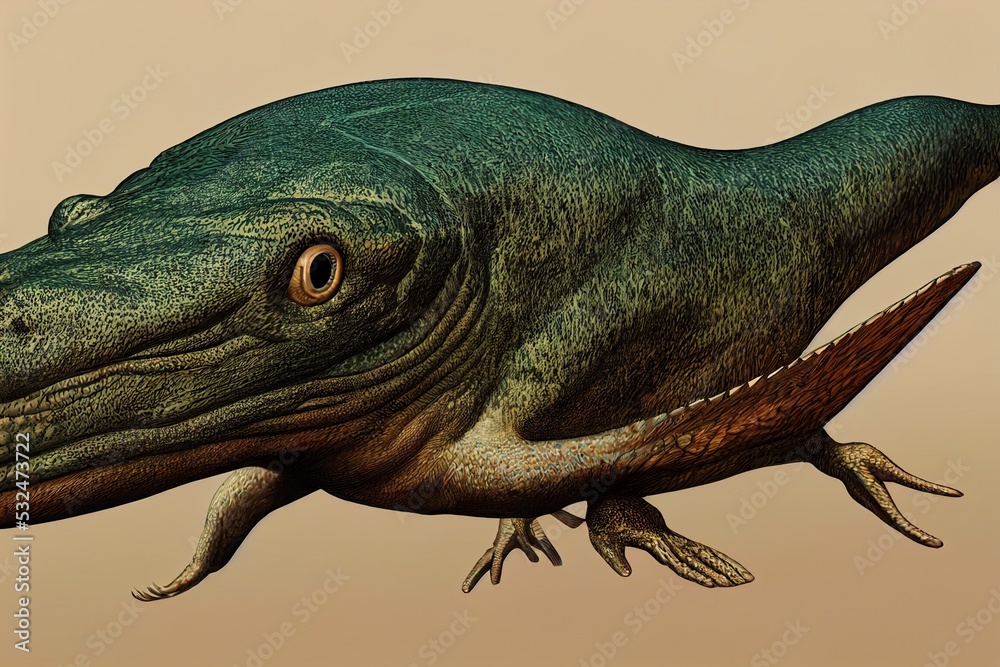 Tiktaalik, extinct walking fish, evolution of four legged animals ...