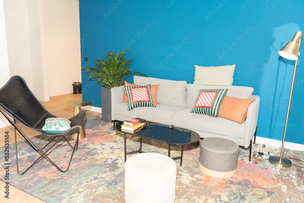 Rest Room In The Office With Direct Flash UGC. Stock Photo | Adobe Stock