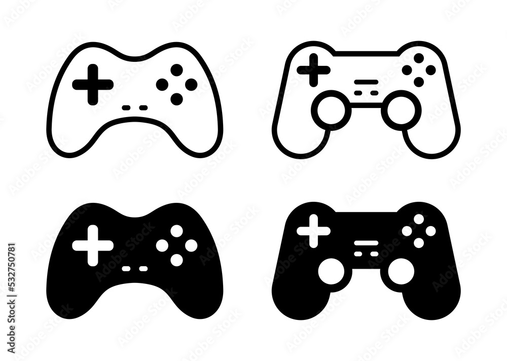 Video game console icons. Gaming controller concept on white background ... Video game console icons. Gaming controller concept on white background ...