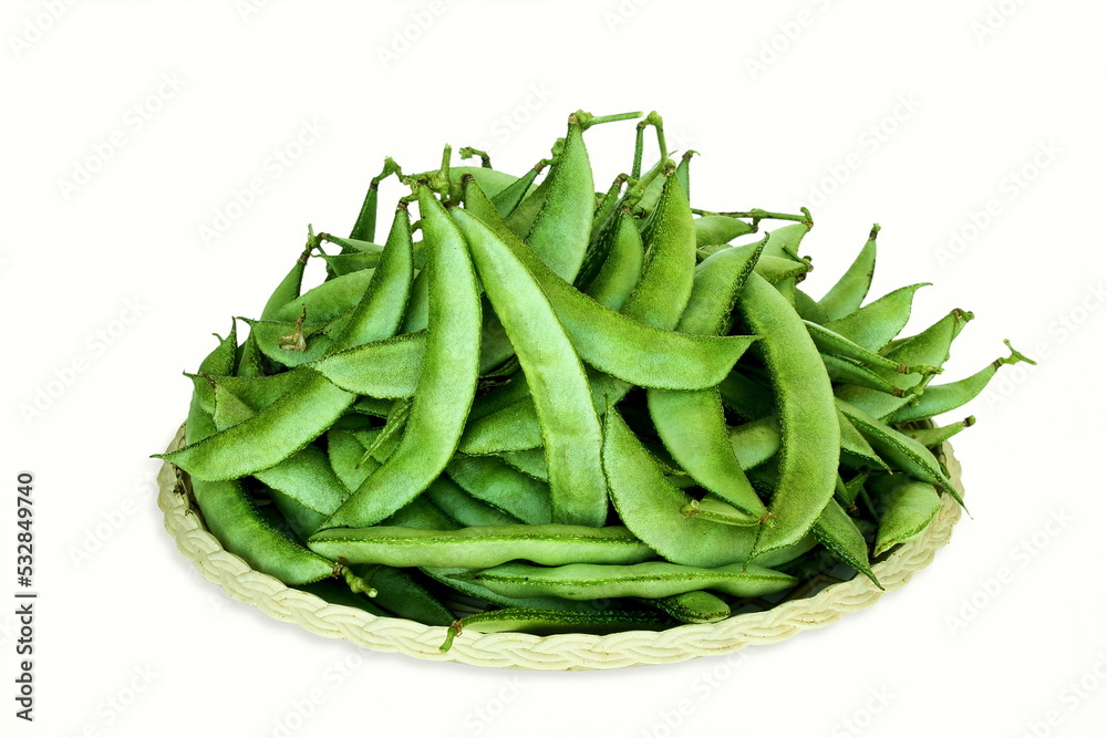 garden fresh indian vegetable valor beans or hyacinth beans also known ...