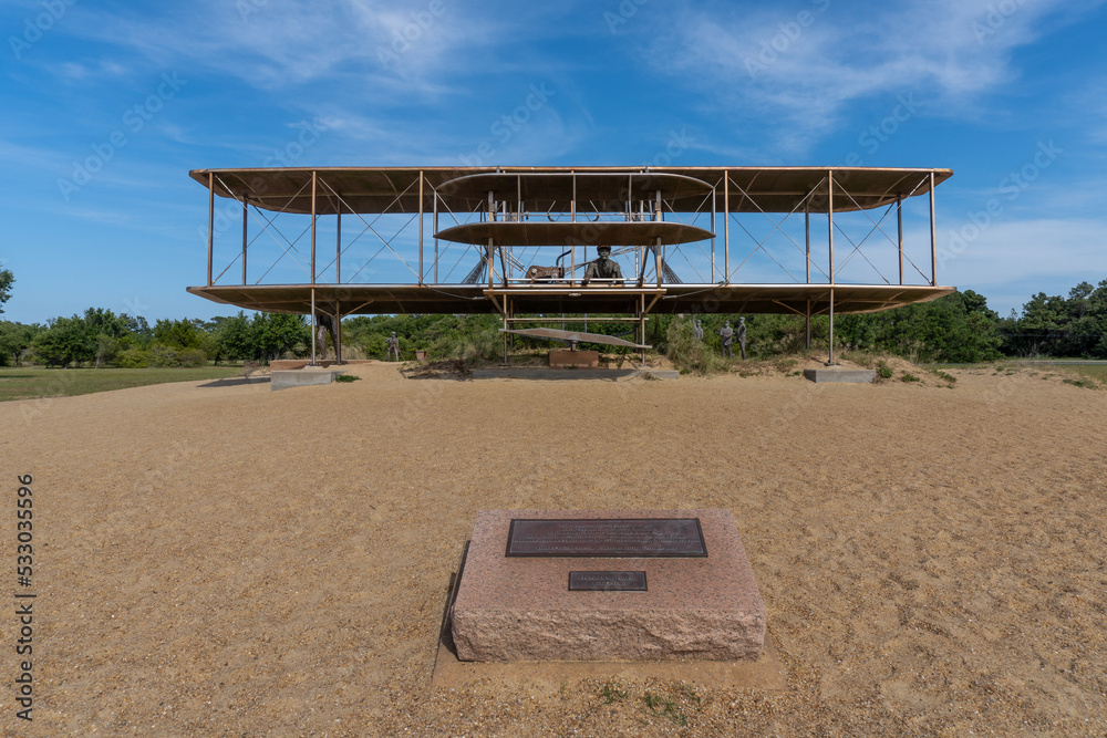 Wright Brothers National Memorial December 17, 1903 sculpture ...