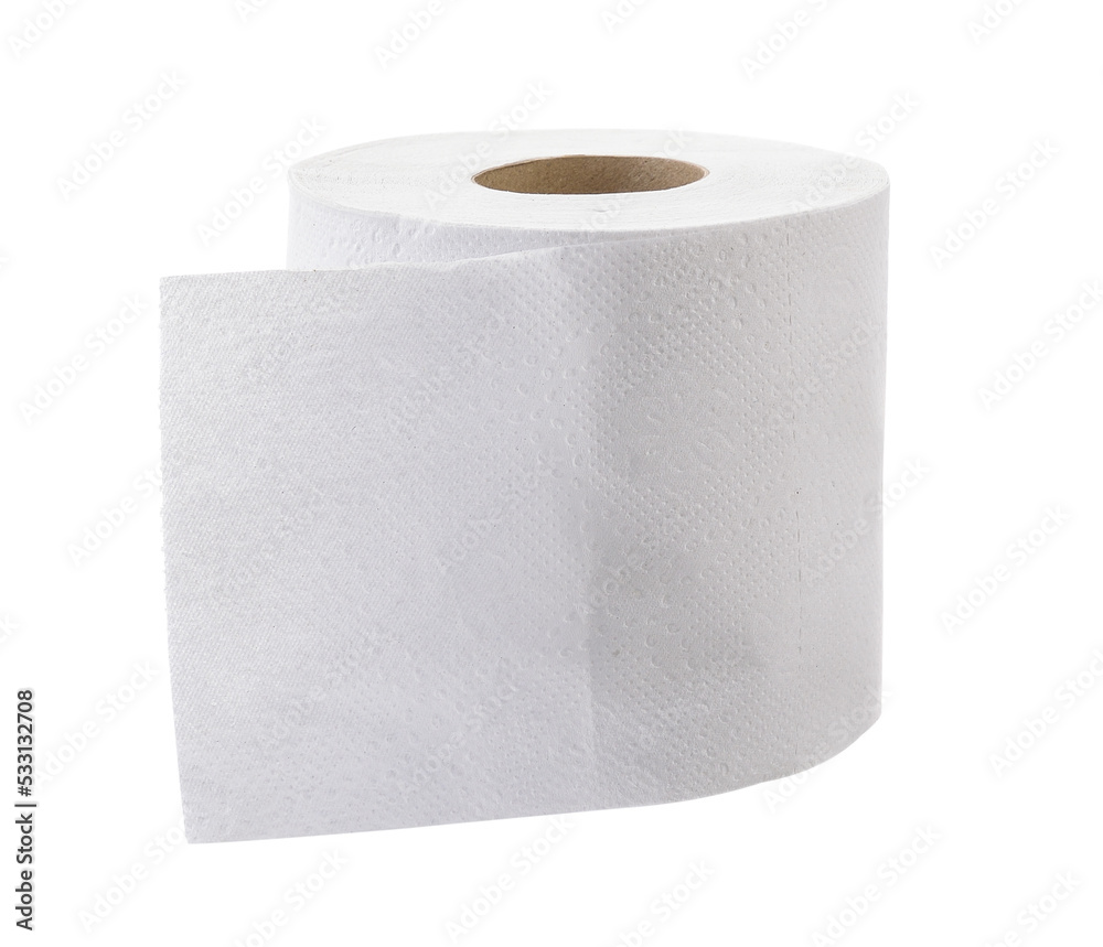 Toilet paper on transparent png Stock Photo | Adobe Stock
