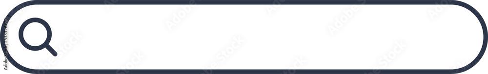Simple search bar flat design template. Search bar interface for ...