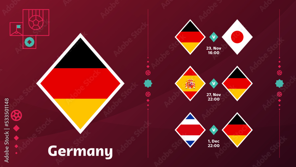 world cup 2022 germany national team Schedule matches in the final ...