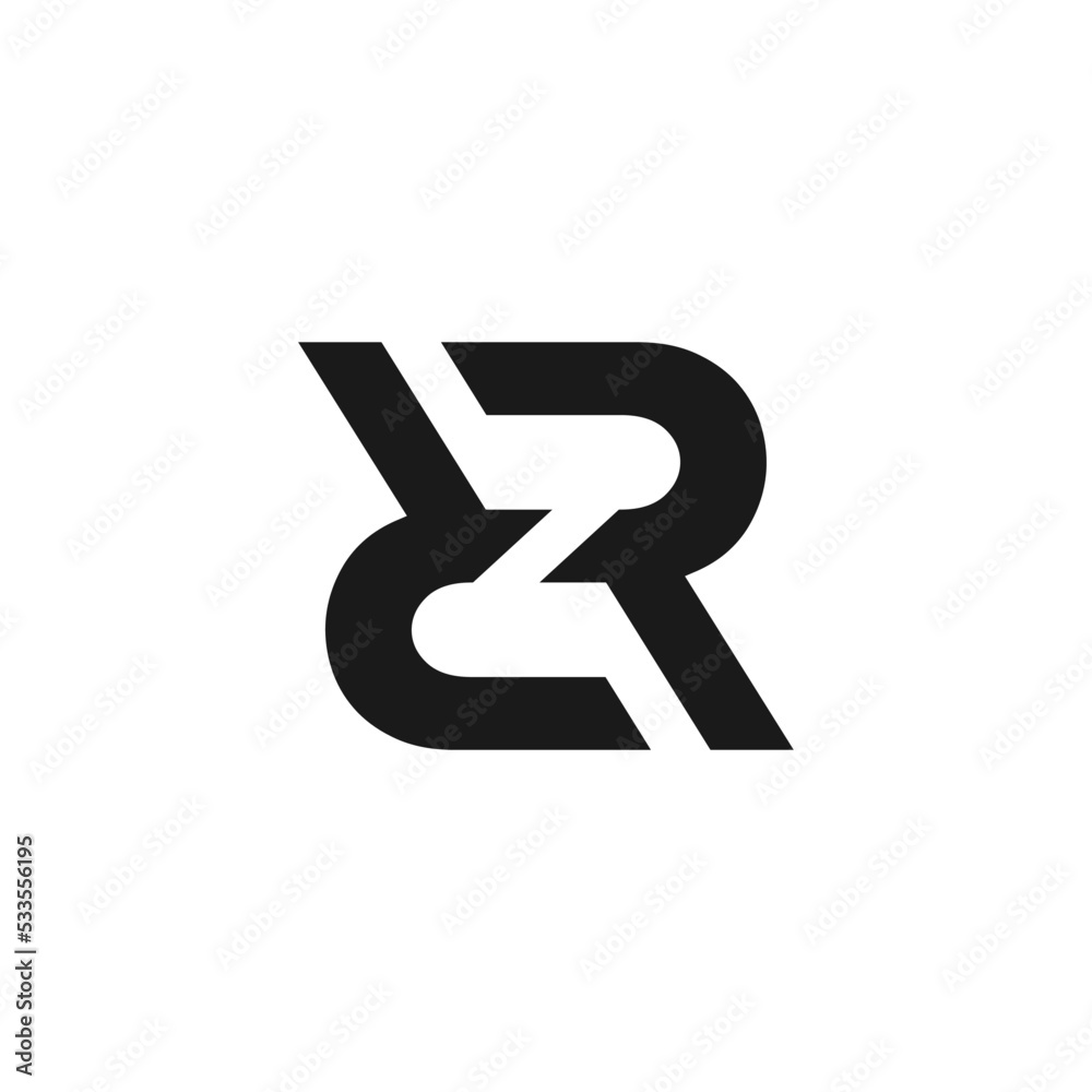 double letter R logo design vector. modern monogram RR logo iconic ...