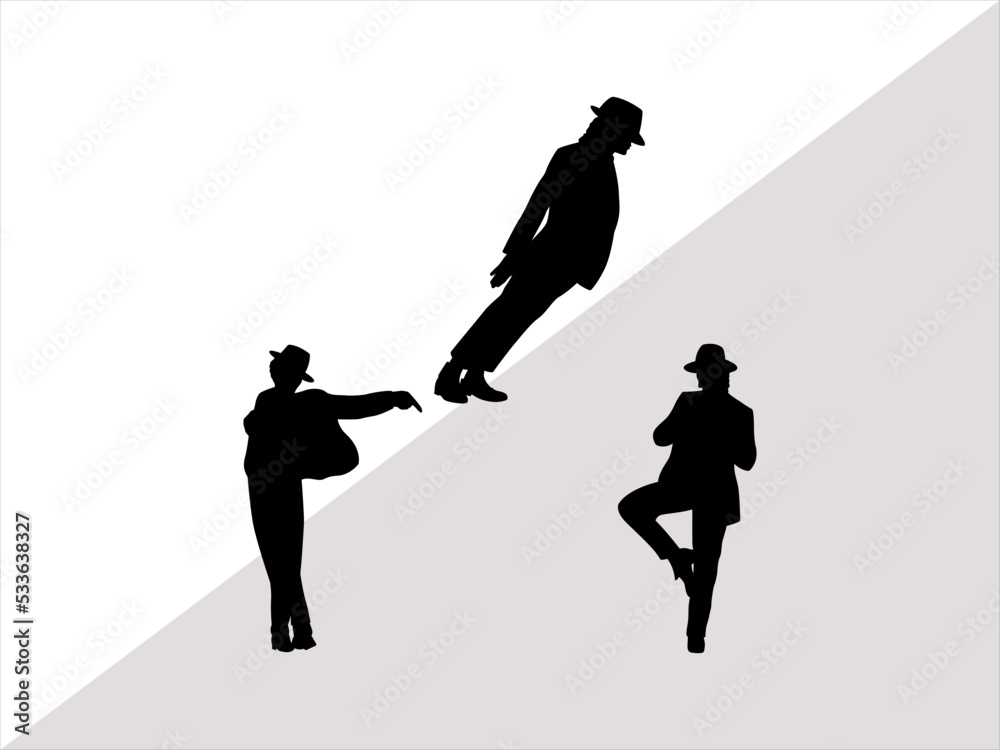 Michael jackson svg bundle, silhouette, cricut Stock Vector | Adobe Stock