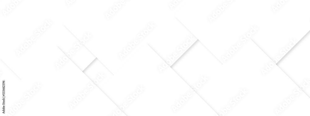 Abstract white geometric overlapping square pattern design of ...
