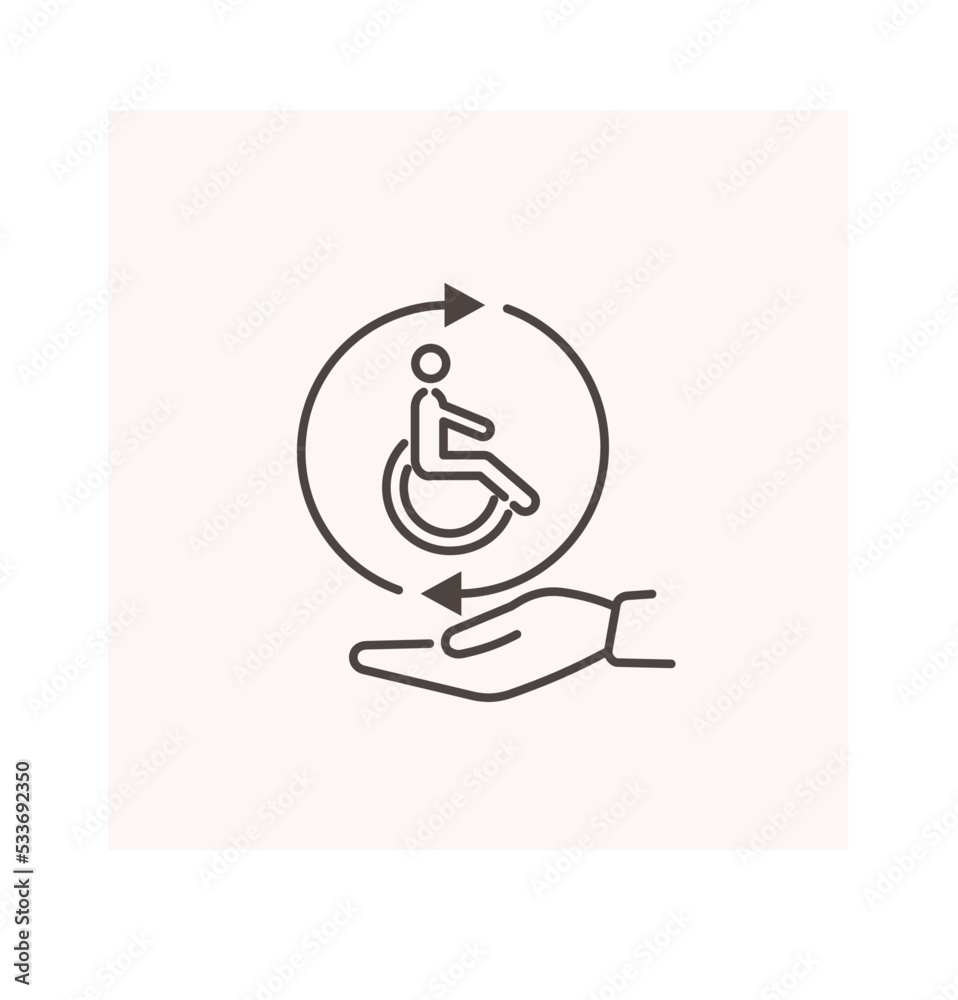 Vettoriale stock di Icon and logo of inclusion, diversity and equality ...