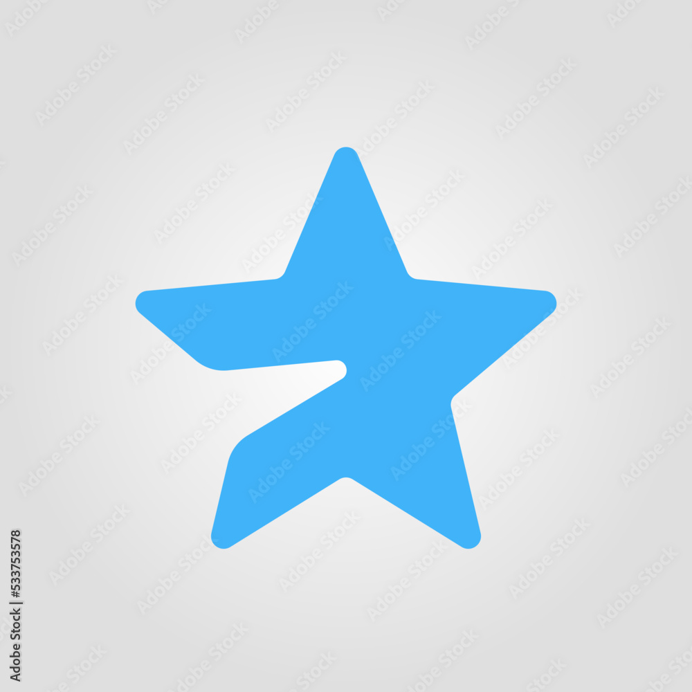 Стоковое векторное изображение «Telegram blue premium account icon ...