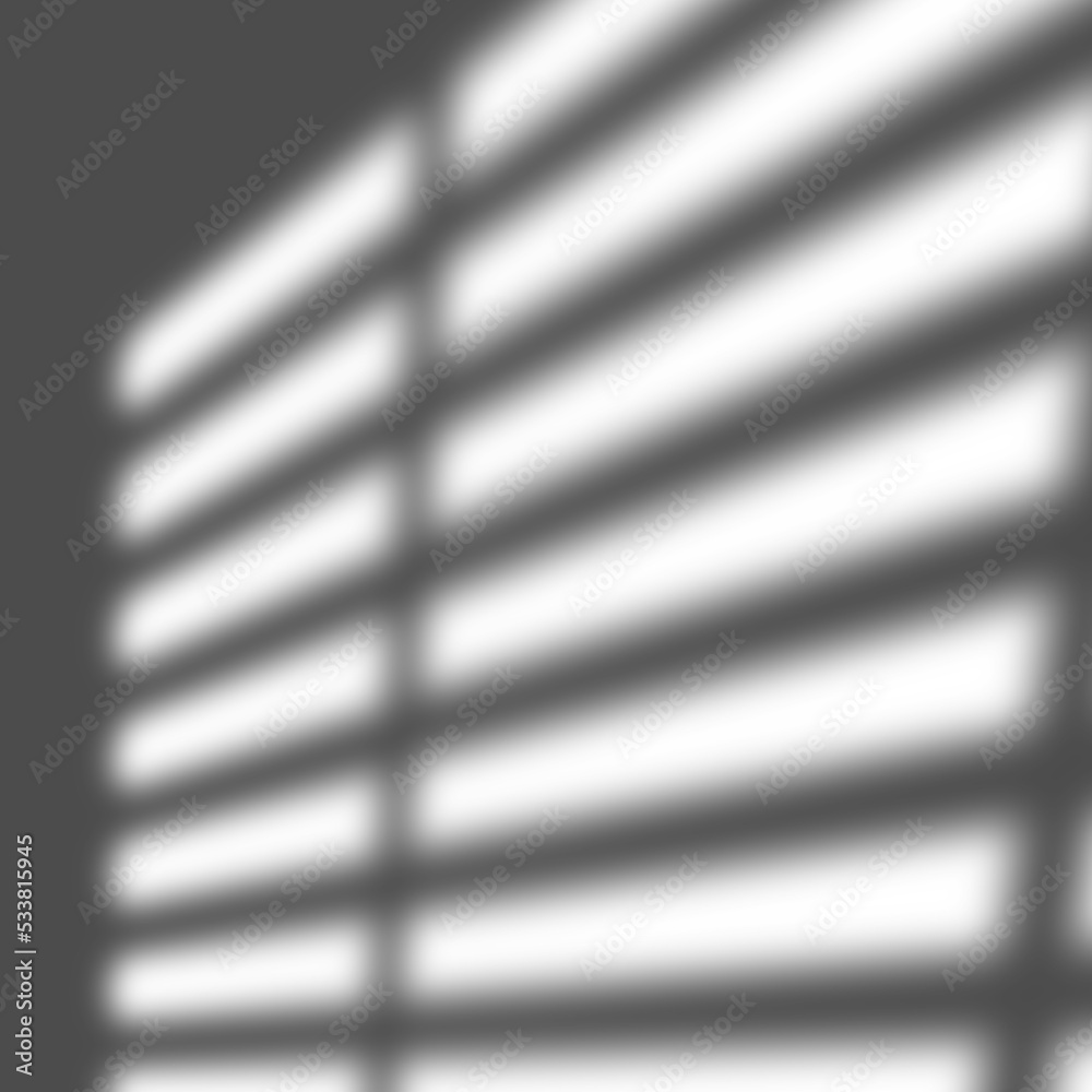 Transparent Window Blinds Shadow Overlay Effect Illustration Stock ...