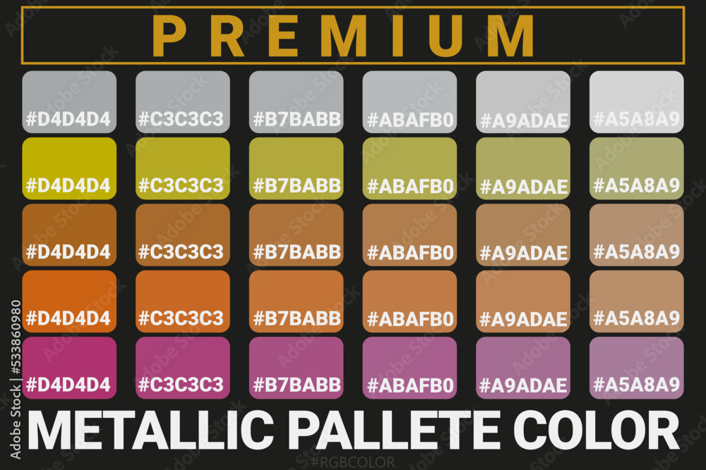 A Premium Collection of Accurately Color Palettes with Codes, Perfect ...