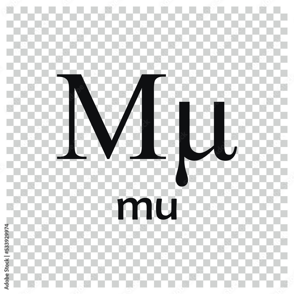 Simple mu. The Greek alphabet has been used to write the Greek language ...