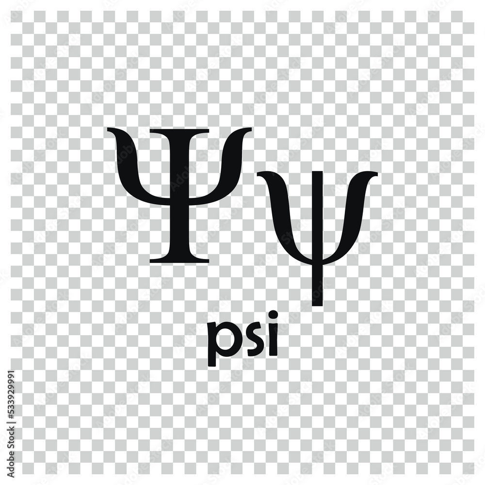 Simple psi. The Greek alphabet has been used to write the Greek ...
