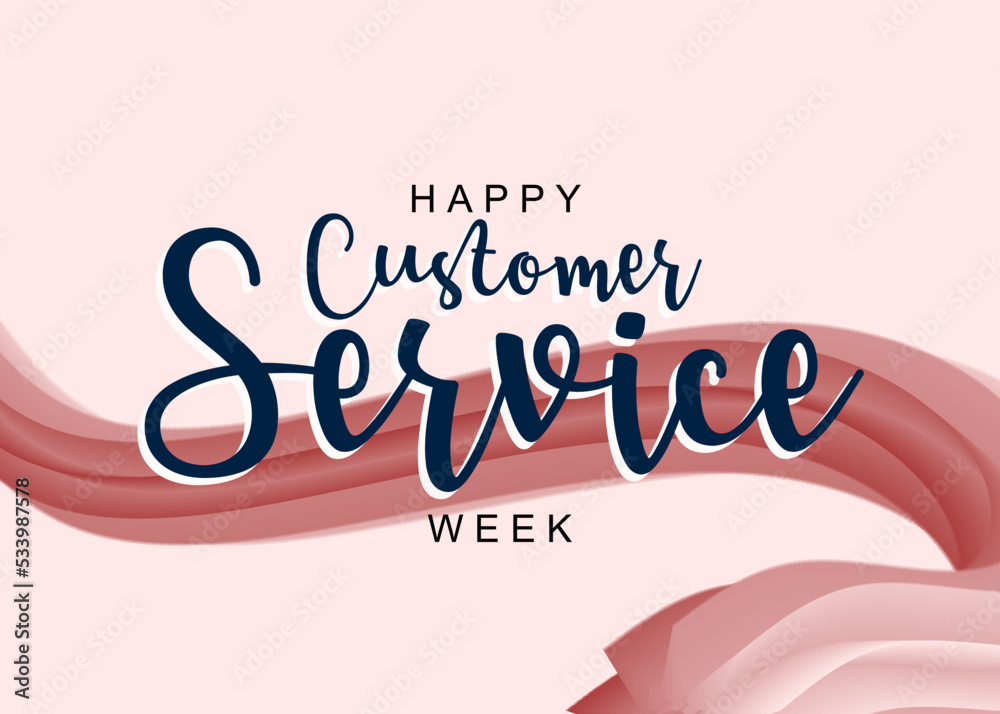 Customer Service Week. Holiday concept. Template for background, banner ...