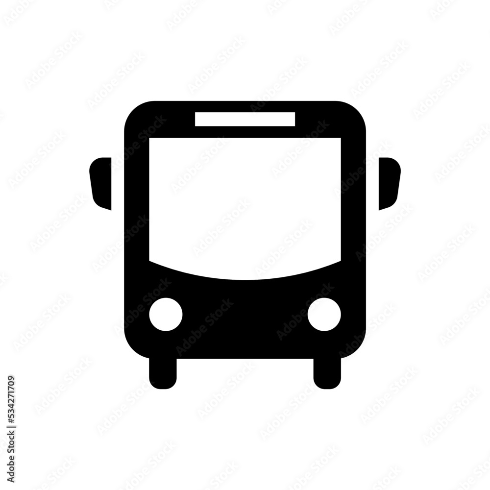 Icono de autobús. Transporte público. Ilustración vectorial Stock ...