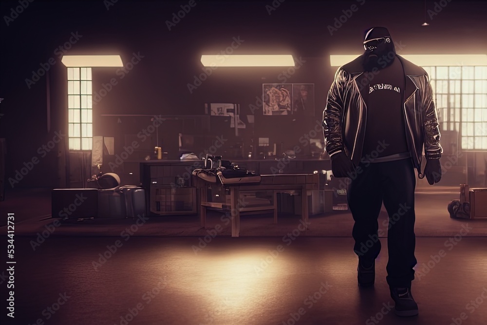 Hip-Hop Urban Black Man - this is a completely original computer ...