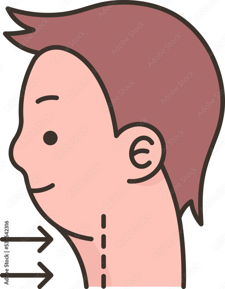 neck icon Stock Vector | Adobe Stock