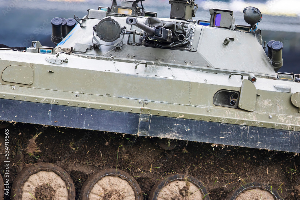 Ostrava Czech Republic 2022-09-15 The BMP-2 is an amphibious infantry ...