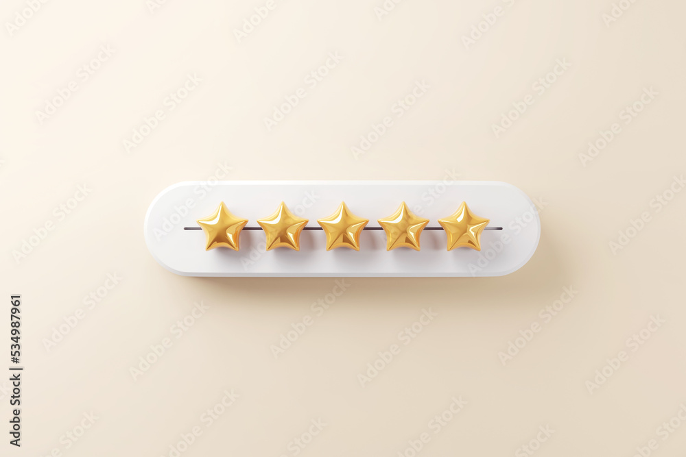 Customer satisfaction meter with star rating. evaluation, Increase rating, Satisfaction and best ...