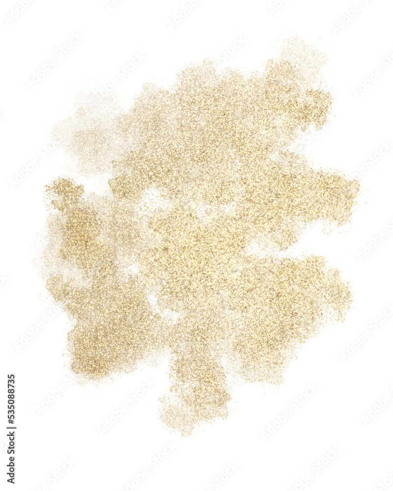 Gold paint splatter. Gold texture. Isolated png illustration ...
