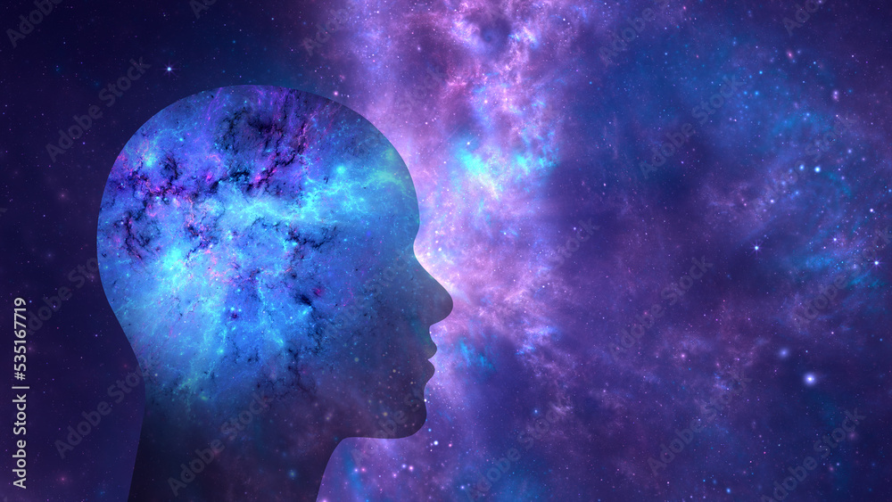 Human brain in sync with the universe, perhaps looking into the future ...