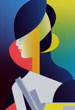 Female Figure Abstract Pattern Free Stock Photo - Public Domain Pictures