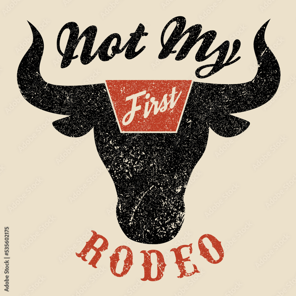 Design print for a shirt: country music typography, rodeo, cowboy ...
